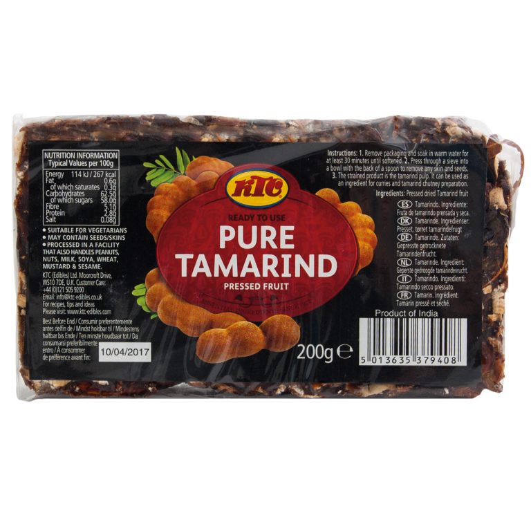 KTC Pure Tamarind Slabs 200g - Rashan Pani