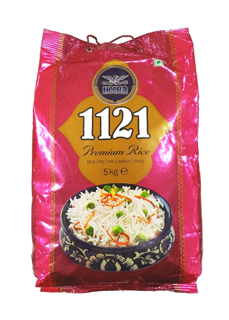 Heera 1121 Premium Rice 5kg - Rashan Pani